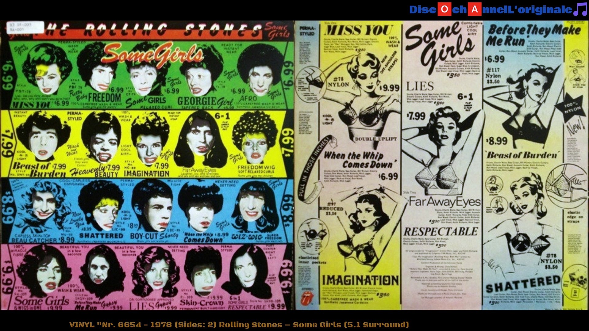 Rolling Stones Some Girls Album Cover