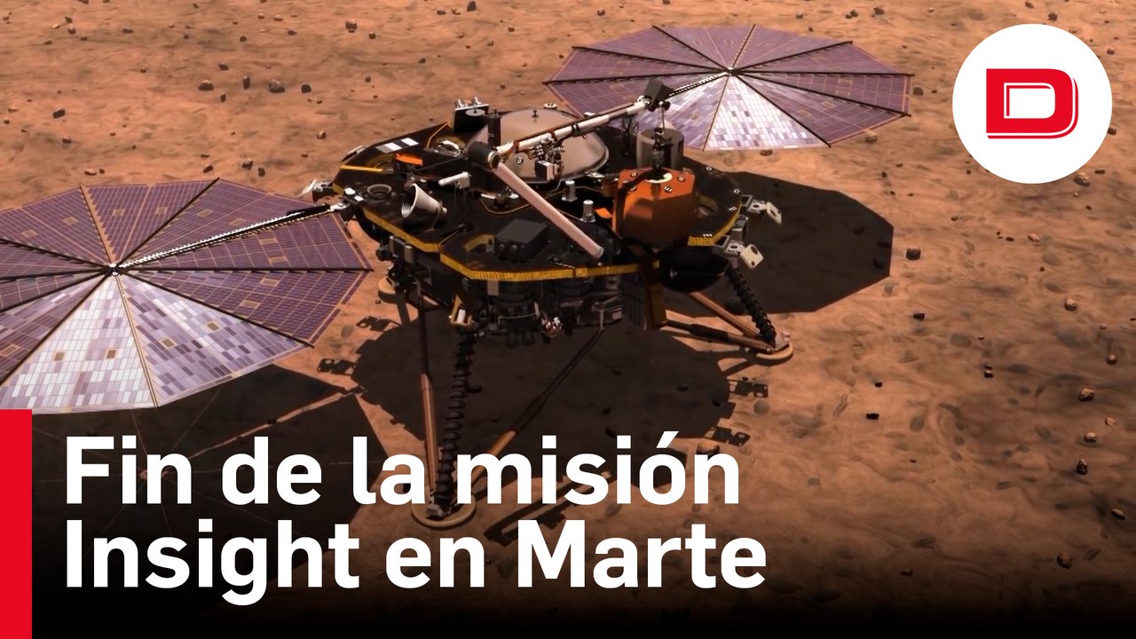 La NASA asume que la misión Insight en Marte llegó a su final - Vídeo ...