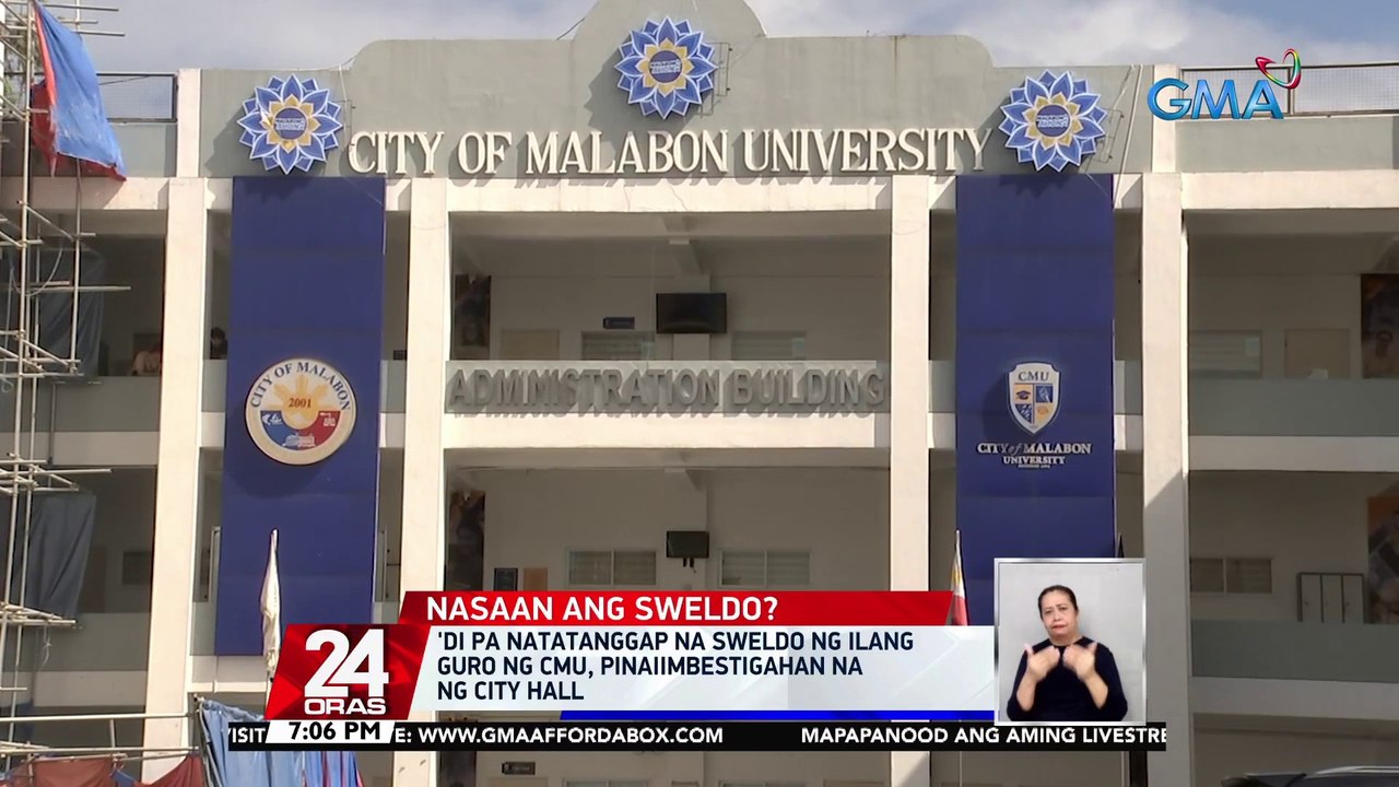 Sweldo ng ilang guro sa City of Malabon University (CMU), 'di pa raw ...