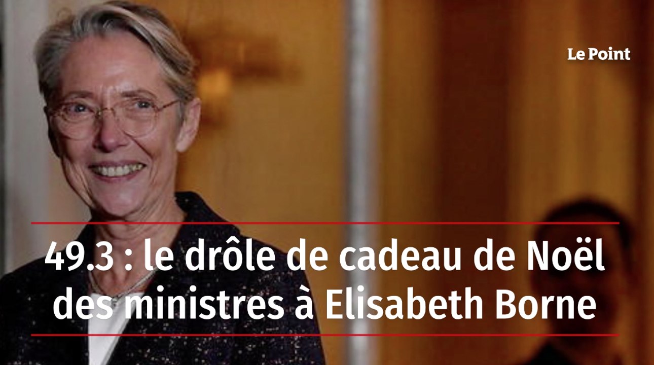 49.3 : le drôle de cadeau de Noël des ministres à Élisabeth Borne ...