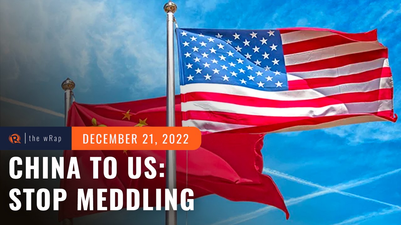 China to US: Stop meddling in West PH Sea issue - video Dailymotion