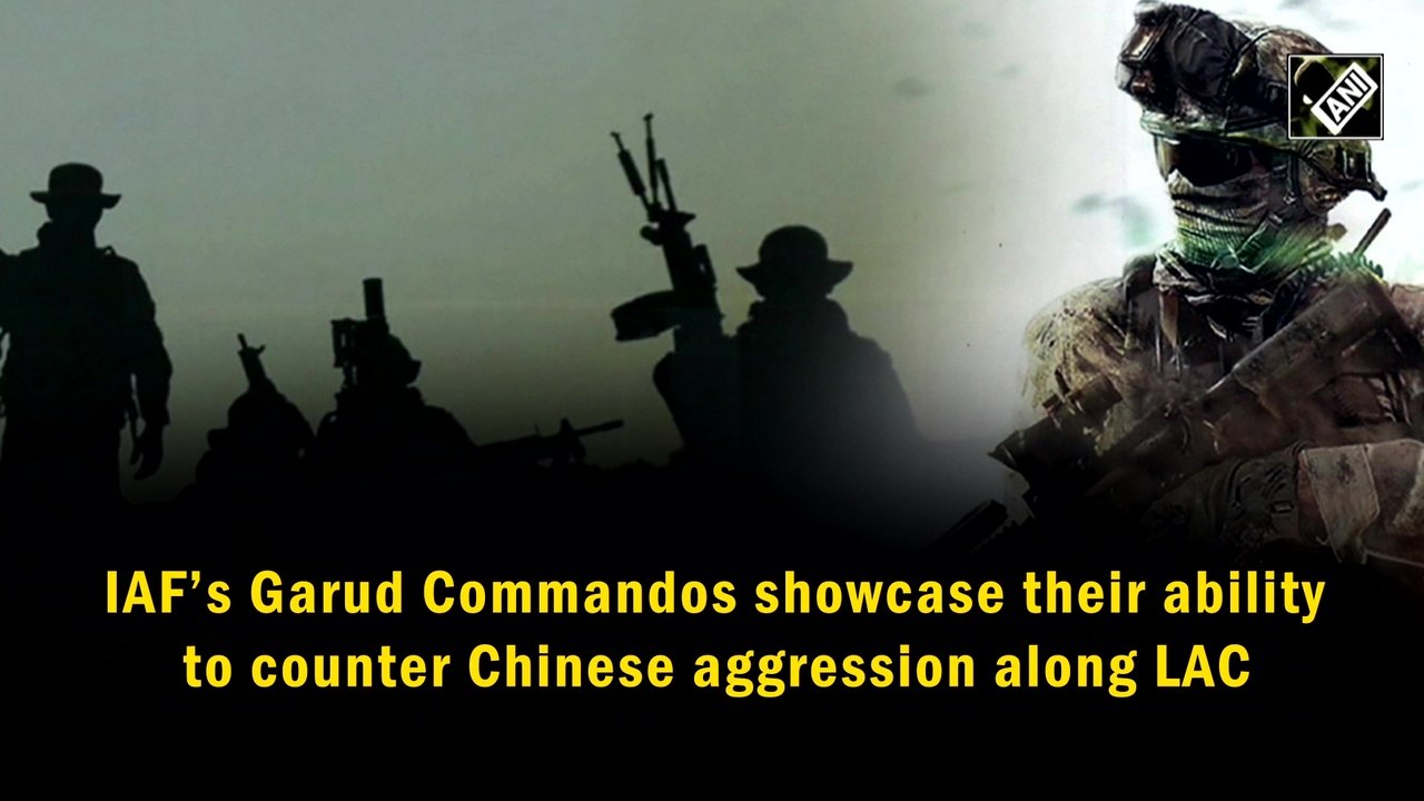 IAF’s Garud Commandos showcase their fighting capabilities - video ...