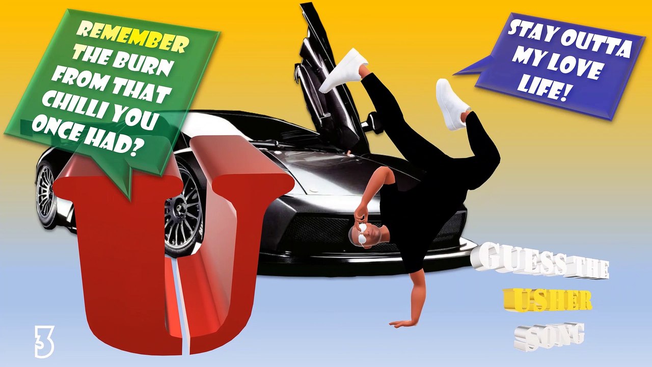 Funny USHER Joke Challenge. Guess the song from the humorous animation ...