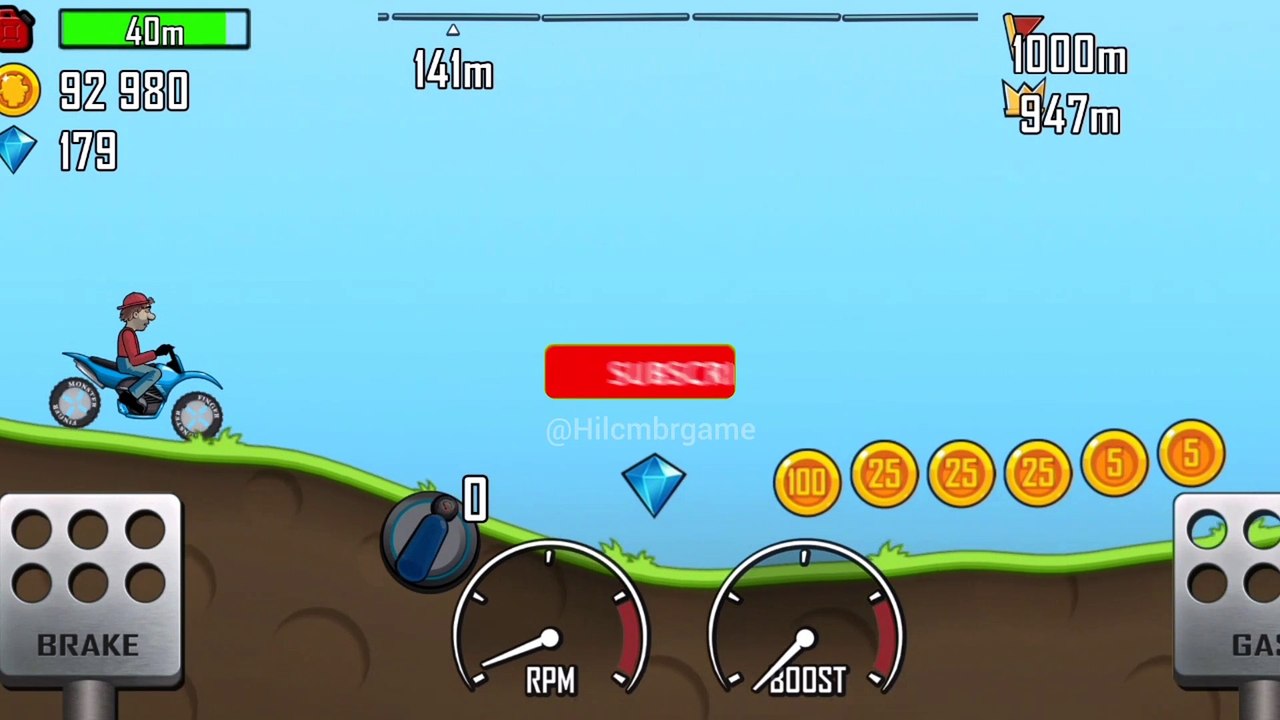 Fast Coins Hill Climb Racing - Motorcycle Fast Coins - Hill Climb ...