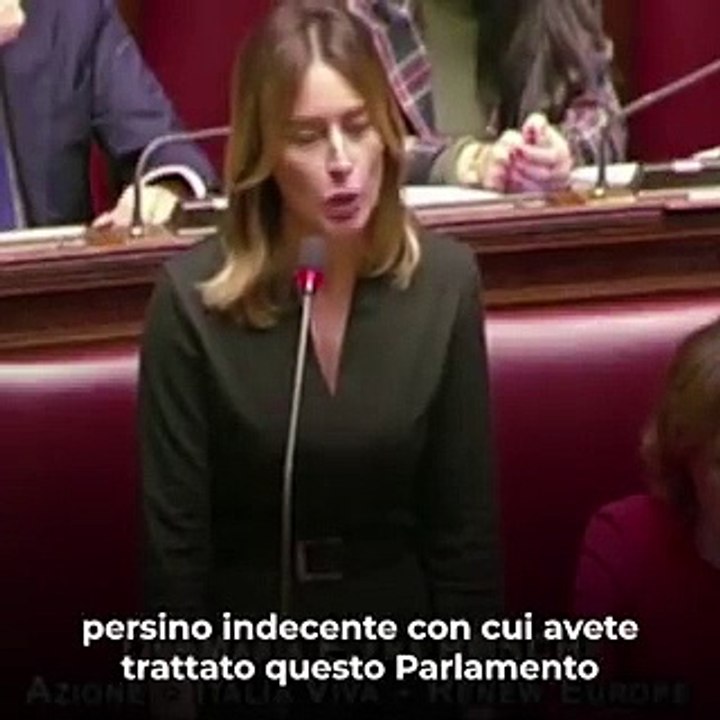 Manovra, Maria Elena Boschi attacca la Meloni con le parole di ...