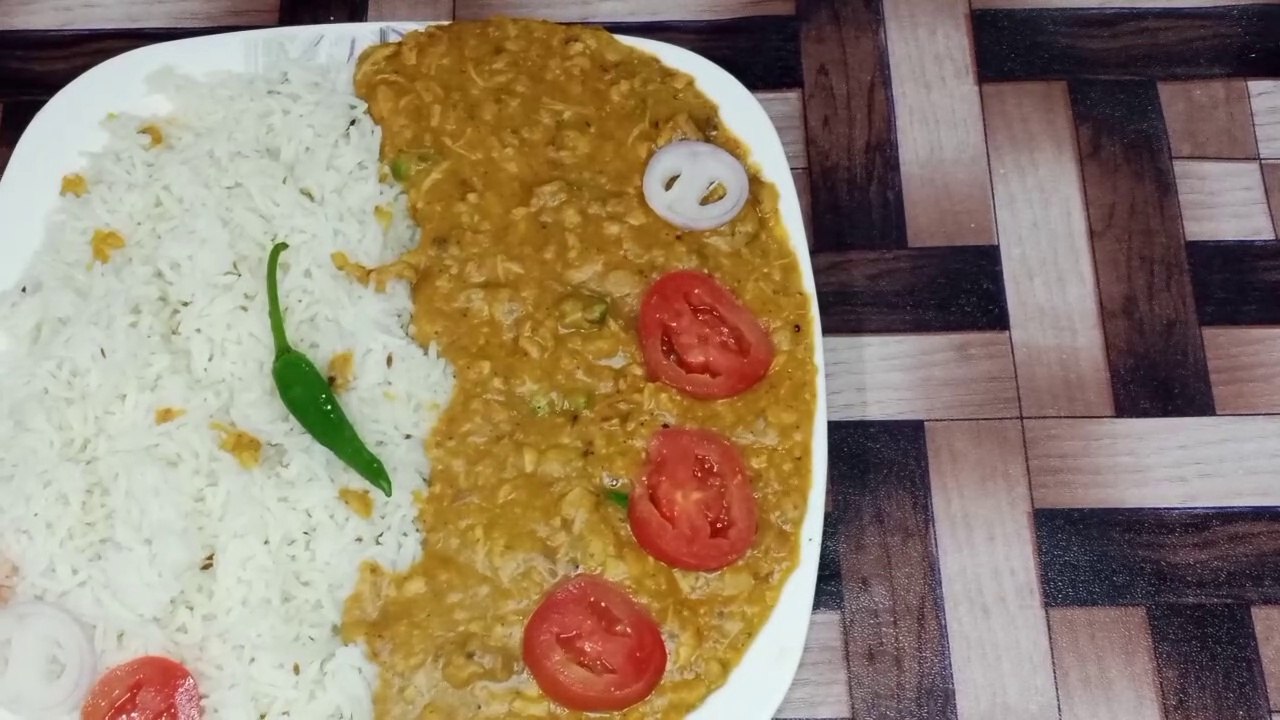 Chicken Daal Chawal Recipe by I like food Chicken Lentil Recipe - video ...