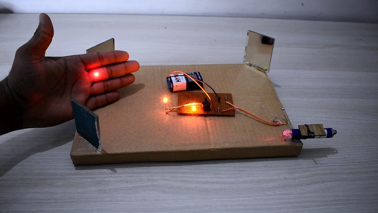 Laser Home Security System Science Project New School Project #science ...