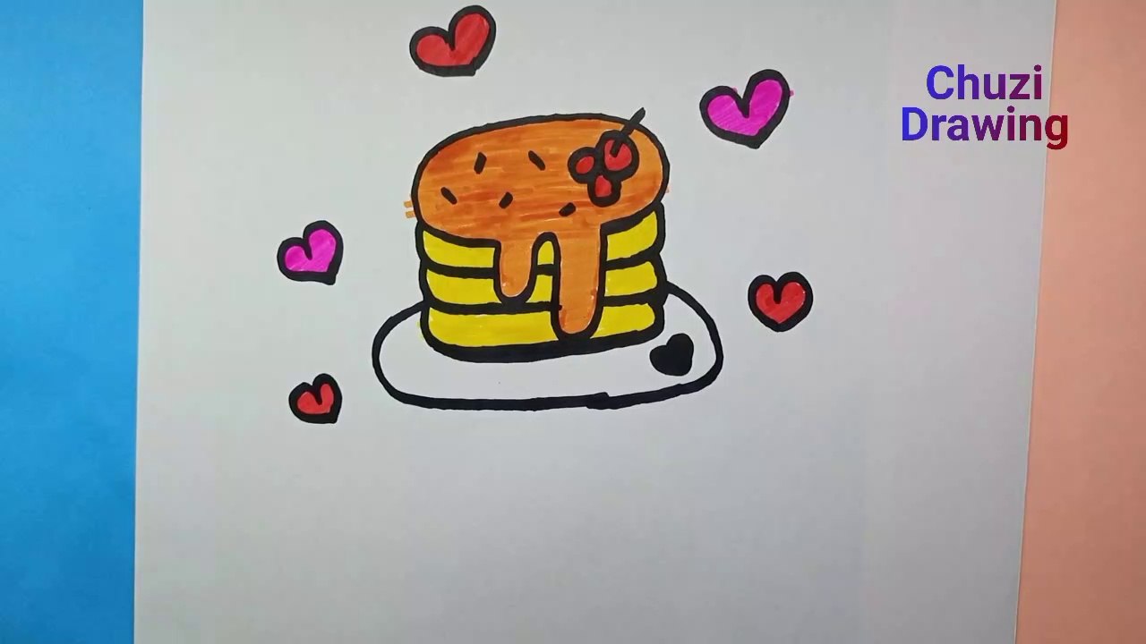 How To Draw A Pancake || How Do You Draw Pancake - video Dailymotion