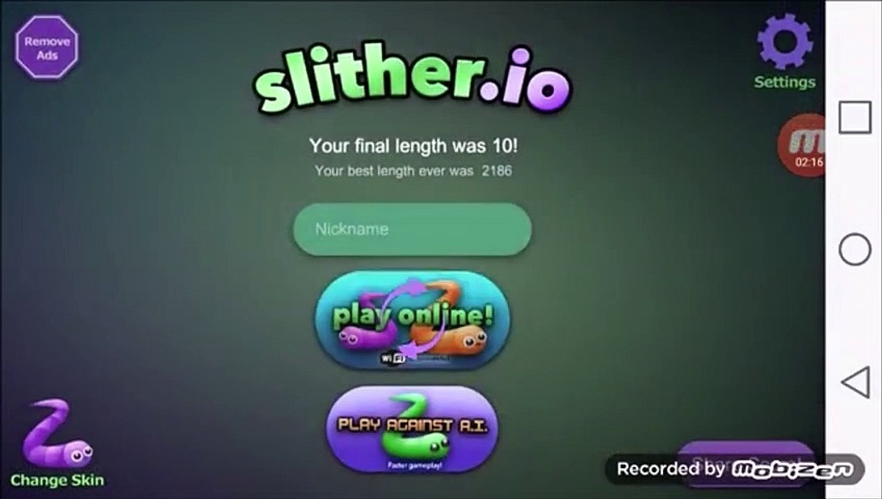 Slither.io cz.1 - video Dailymotion