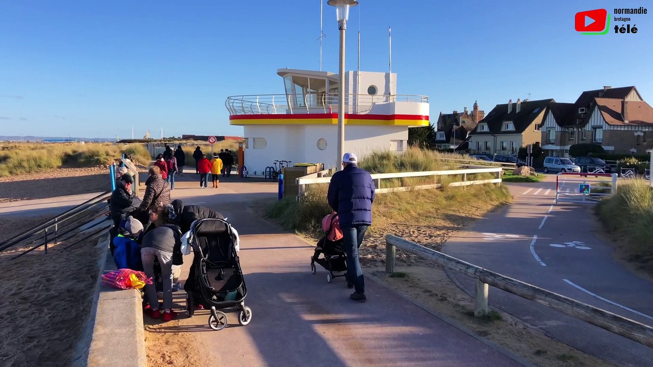 Ouistreham Riva-Bella | La Plage en hiver | Normandie Bretagne Télé ...