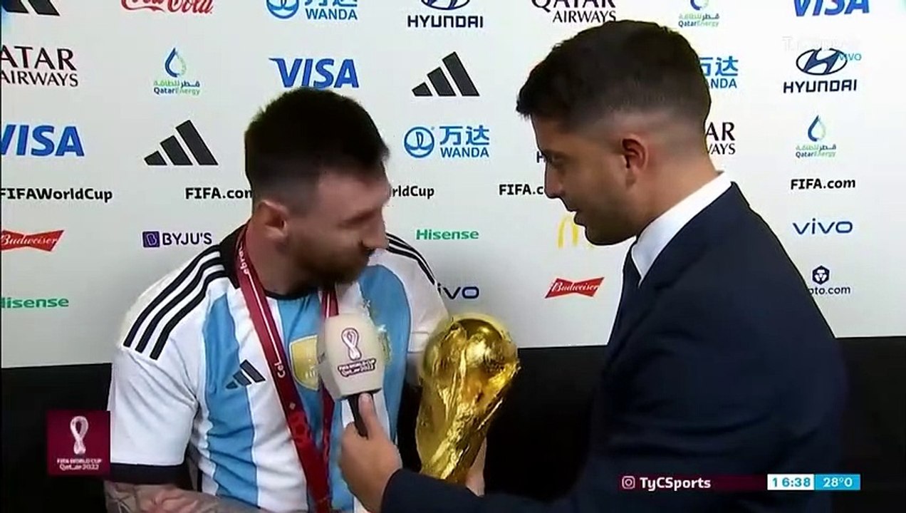 Messi Interview After Winning WORLD CUP Final - video Dailymotion