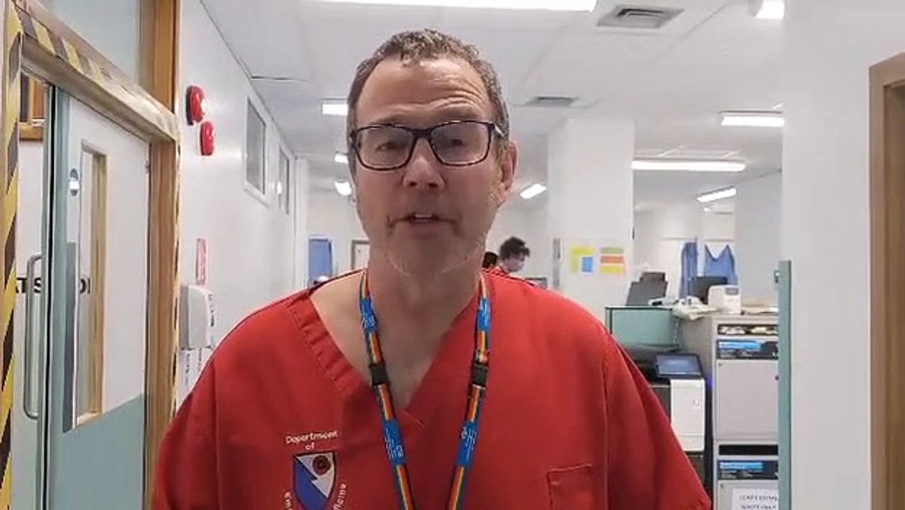 Prof Adrian Harris, Chief Medical Officer at the Royal Devon, shares a ...
