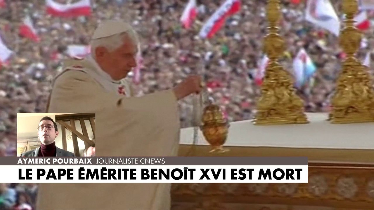 Aymeric Pourbaix : «Benoît XVI avait un caractère très réservé» - Vidéo Dailymotion