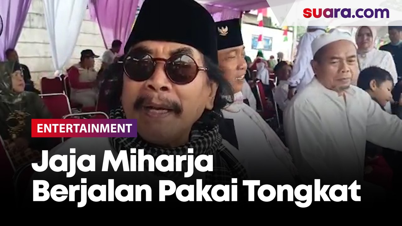 Berjalan Pakai Tongkat, Jaja Miharja Masih Semangat Bekerja - Video ...