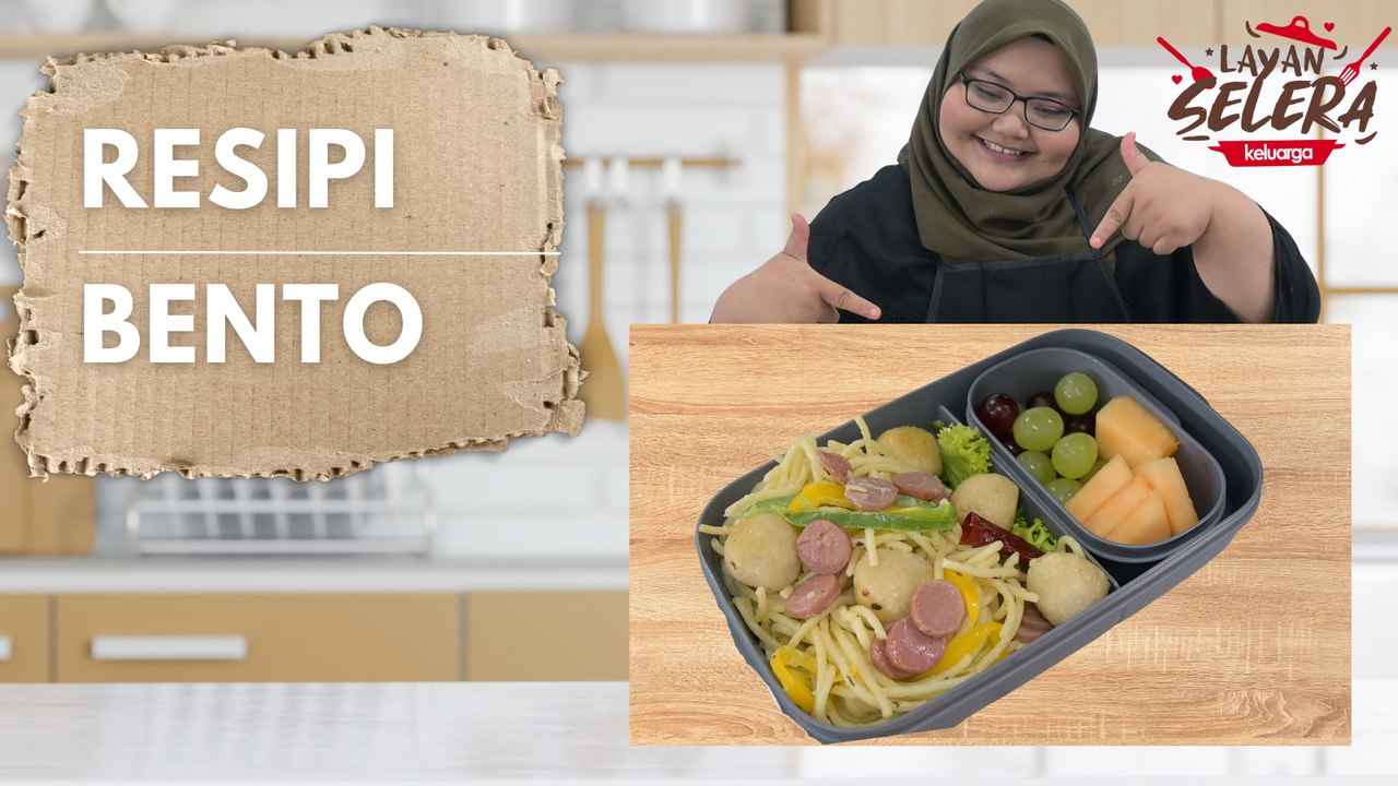 Bento Ringkas Tapi Sedap : Roti Viral & Spagheti Aglio Olio - Video ...