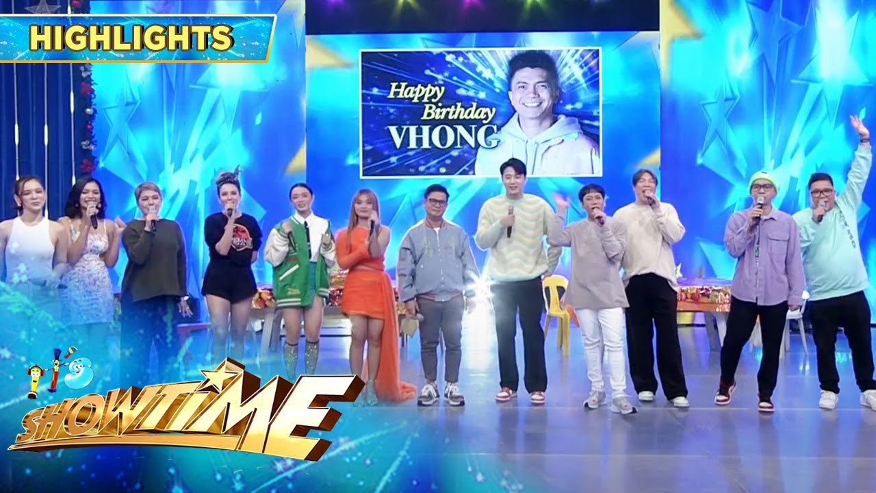 The It's Showtime family greets Vhong Navarro on his birthday | It's Showtime - video Dailymotion