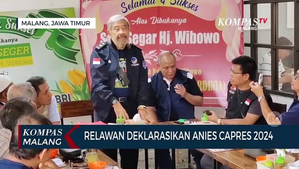 Relawan di Malang Deklarasikan Anies Capres 2024 - Video Dailymotion