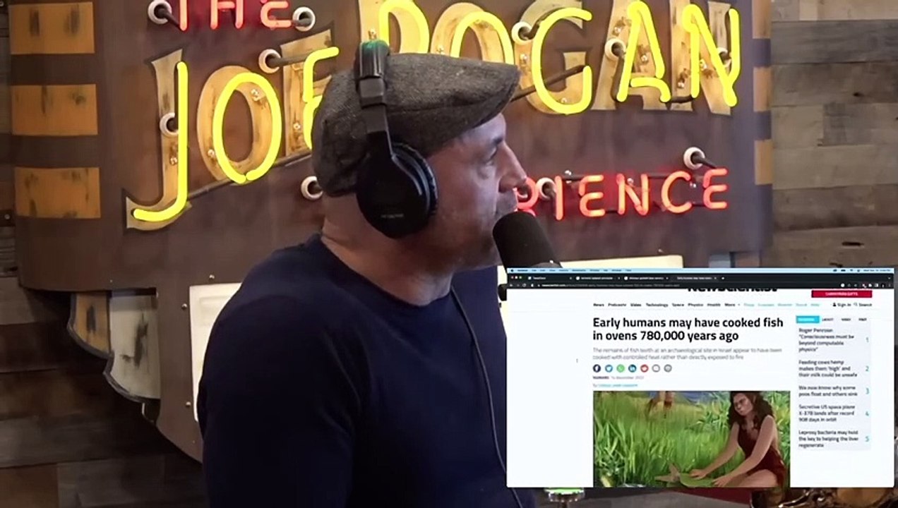 Joe Rogan: New Evidence Humans Were Cooking Fish 700,000+ Years AGO ...
