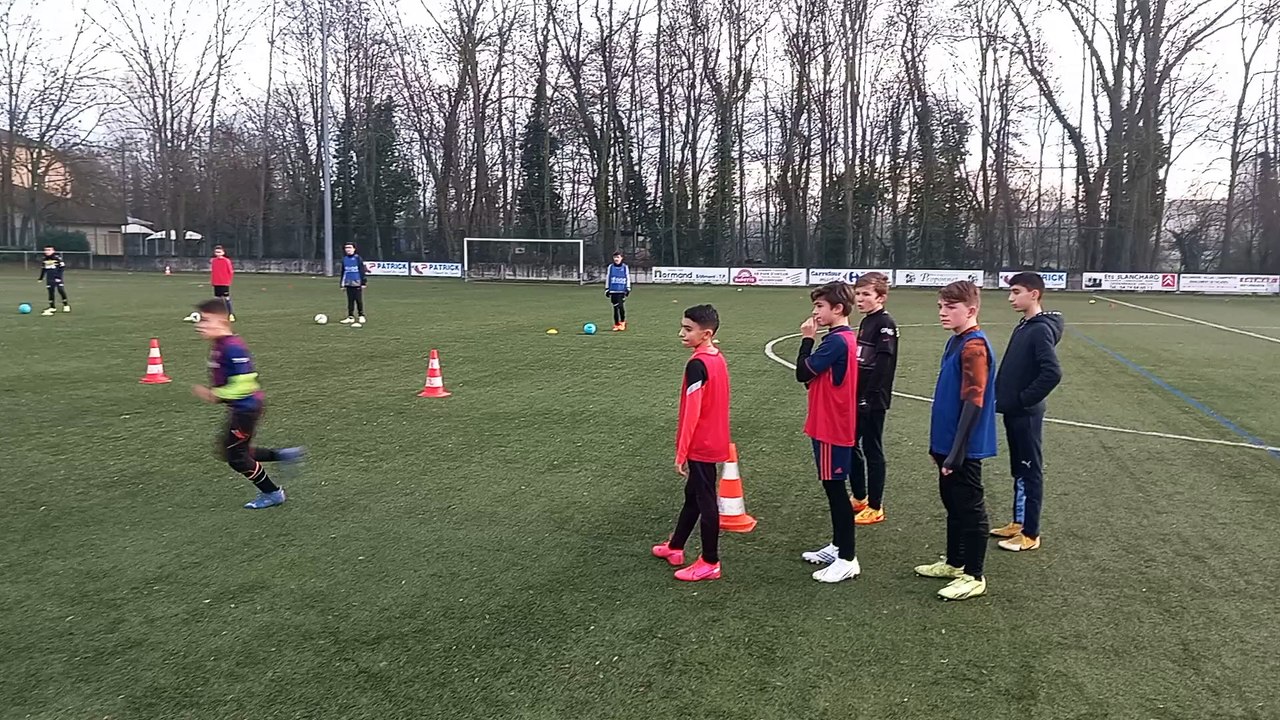 Entraînement U13 - Vidéo Dailymotion