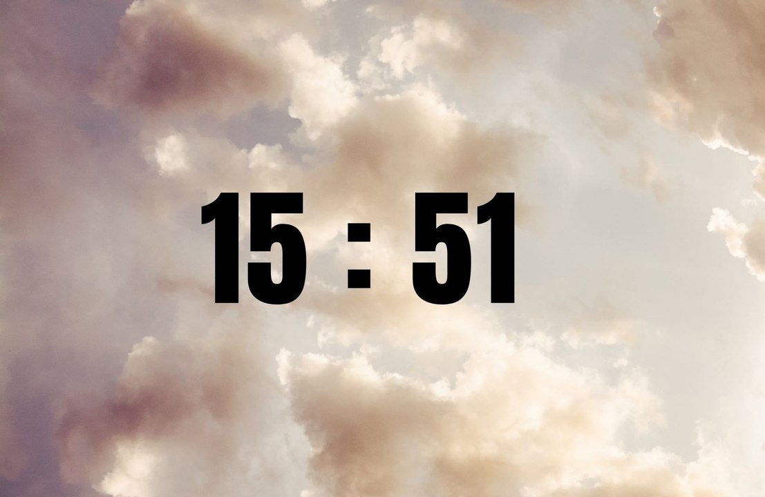 Heure miroir inversée 15H51 : quelle est sa signification ? - Vidéo ...