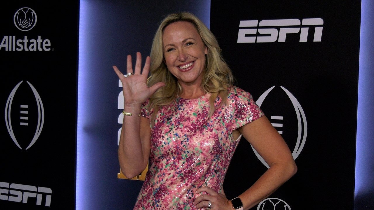 Kris Budden "ESPN and CFP’s Allstate Party at the Playoff" Blue Carpet ...