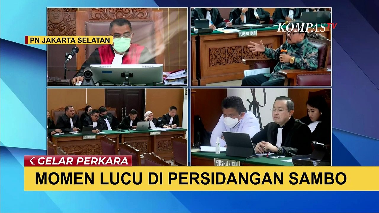 Cuplikan Momen Lucu di Persidangan Sambo, Tawa Membahana saat Ahli ...