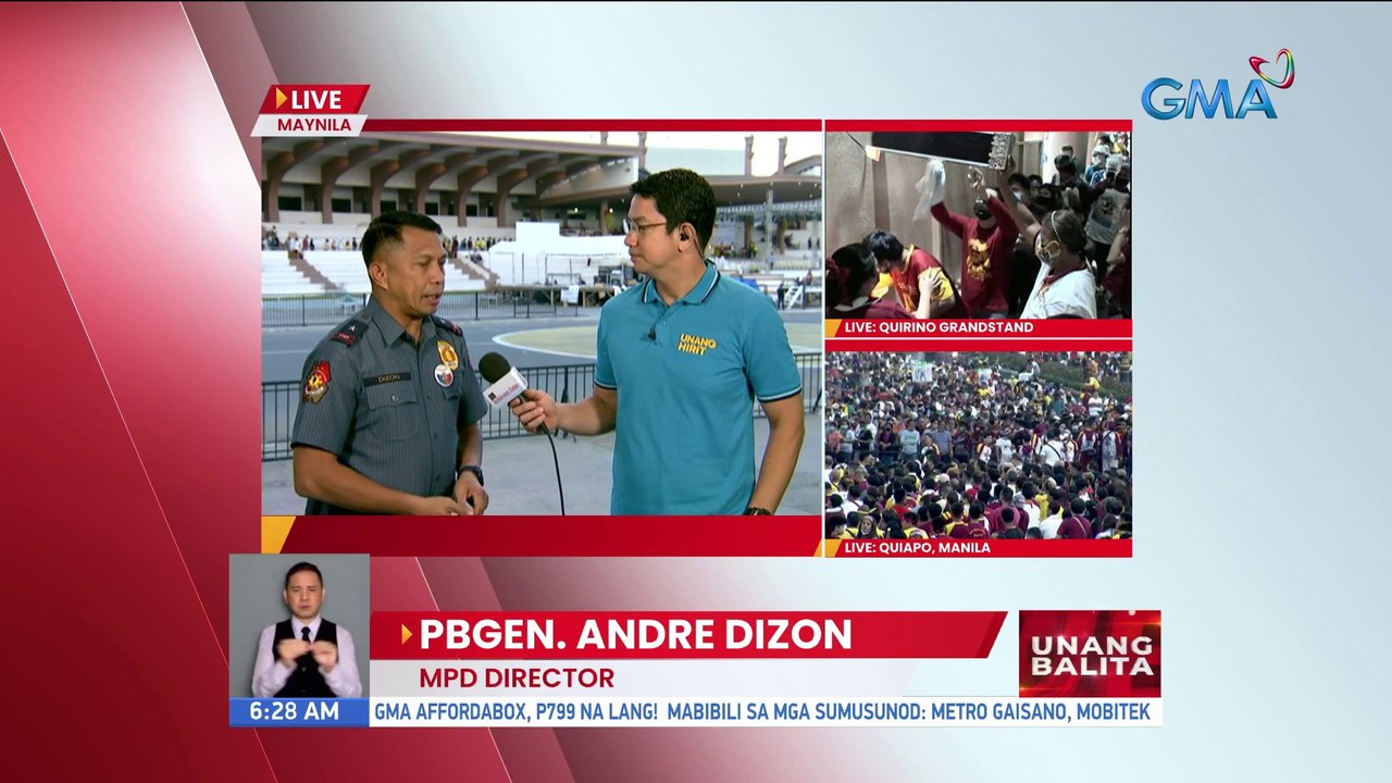 Panayam kay PBGen. Andre Dizon, MPD Director (January 09, 2023) | UB ...