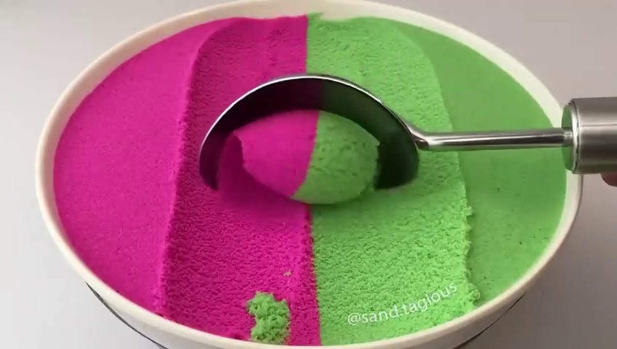 Very Satisfying And Relaxing Compilation Kinetic Sand Asmr Video