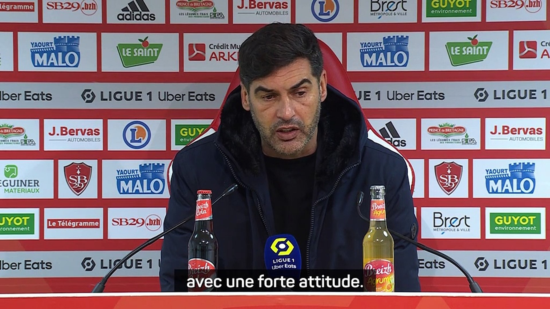 18e j. - Fonseca : "Un match très difficile parce que Brest a joué très ...