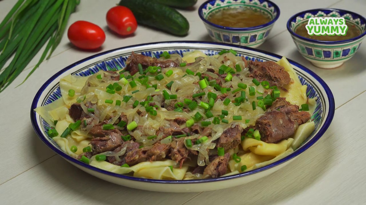 How to make BESHBARMAK. Very tasty and unusual Recipe by Always Yummy ...