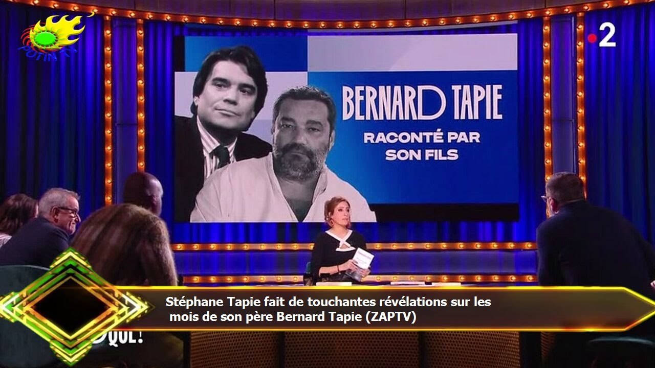 Stéphane Tapie fait de touchantes révélations sur les mois de son père ...