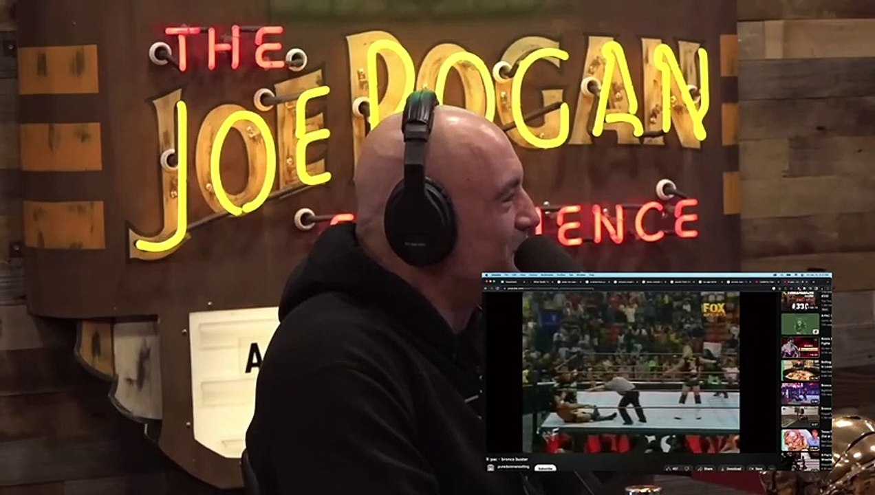 Joe Rogan: "WTF MAN" Reacting to RIDICULOUS WWE Moments - video Dailymotion