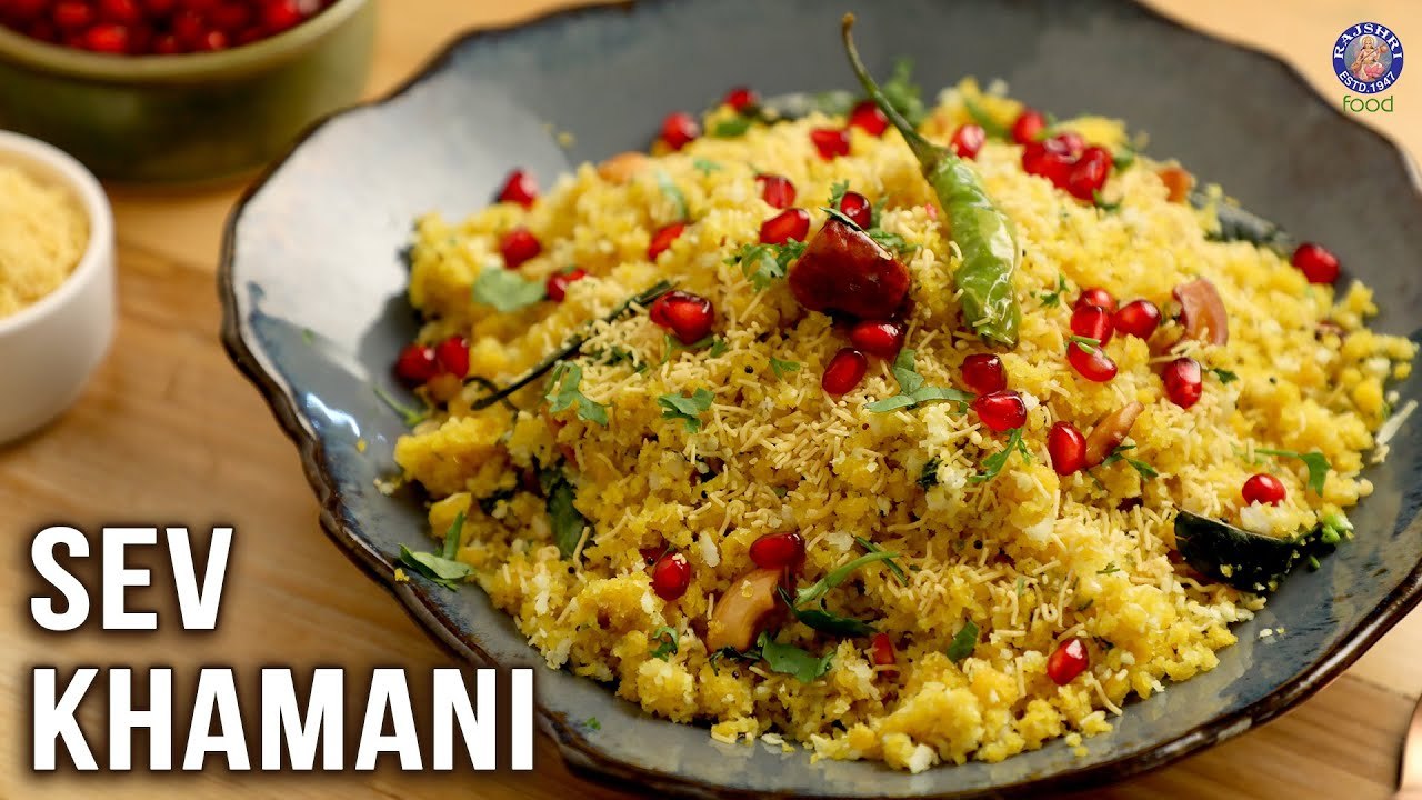 Delicious Sev Khamani | A Gujarati Street Food Classic | Perfect Tea Time Snack | Rajshri Food ...