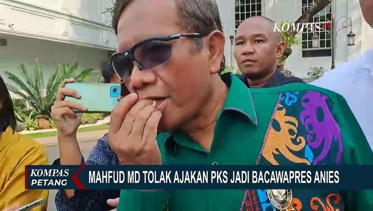 Mahfud Md Tolak Ajakan Pks Jadi Bacawapres Anies Kalo Saya Masuk