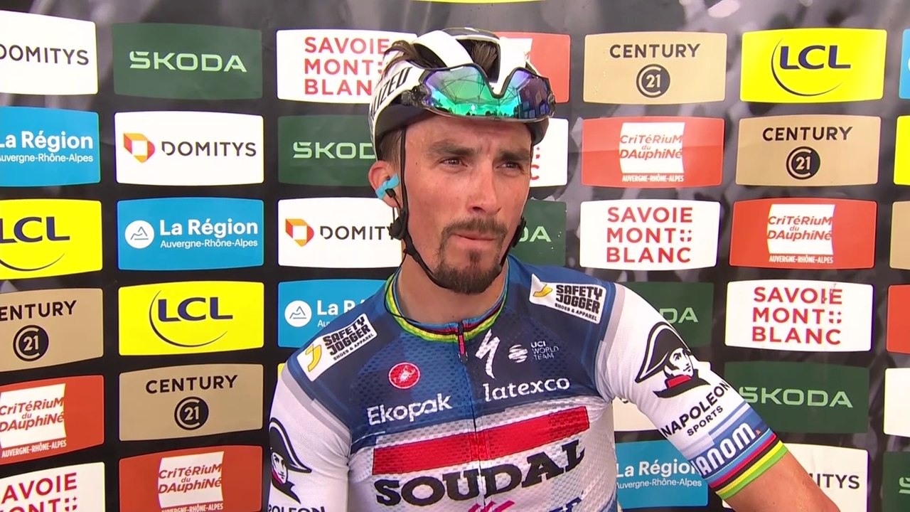 Critérium du Dauphiné 2023 - Julian Alaphilippe : "C'est toujours prometteur de gagner ...