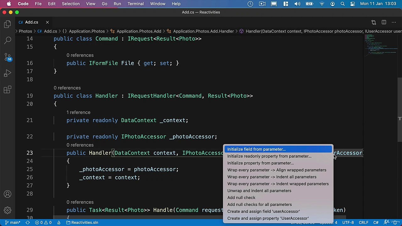 Net. Core and React API Image upload - Adding the Add photo handler - video Dailymotion