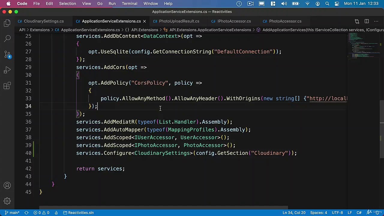 Net. Core and React API Image upload - Adding the add photo logic ...