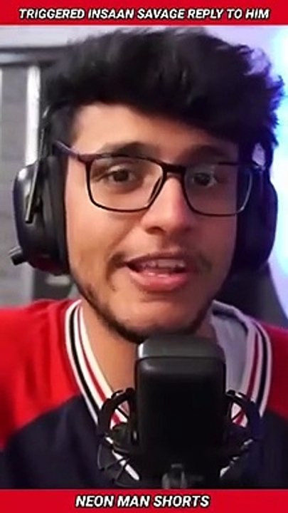 Triggered Insaan SAVAGE REPLY to him... | Triggered Insaan Live Insaan ...