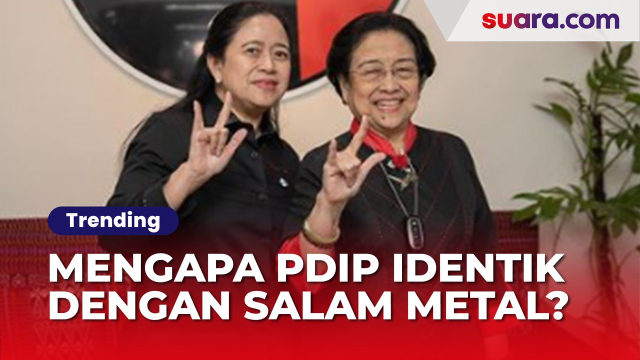 Mengapa PDIP Identik Dengan Salam Metal? Ini Artinya Buat Si Partai ...