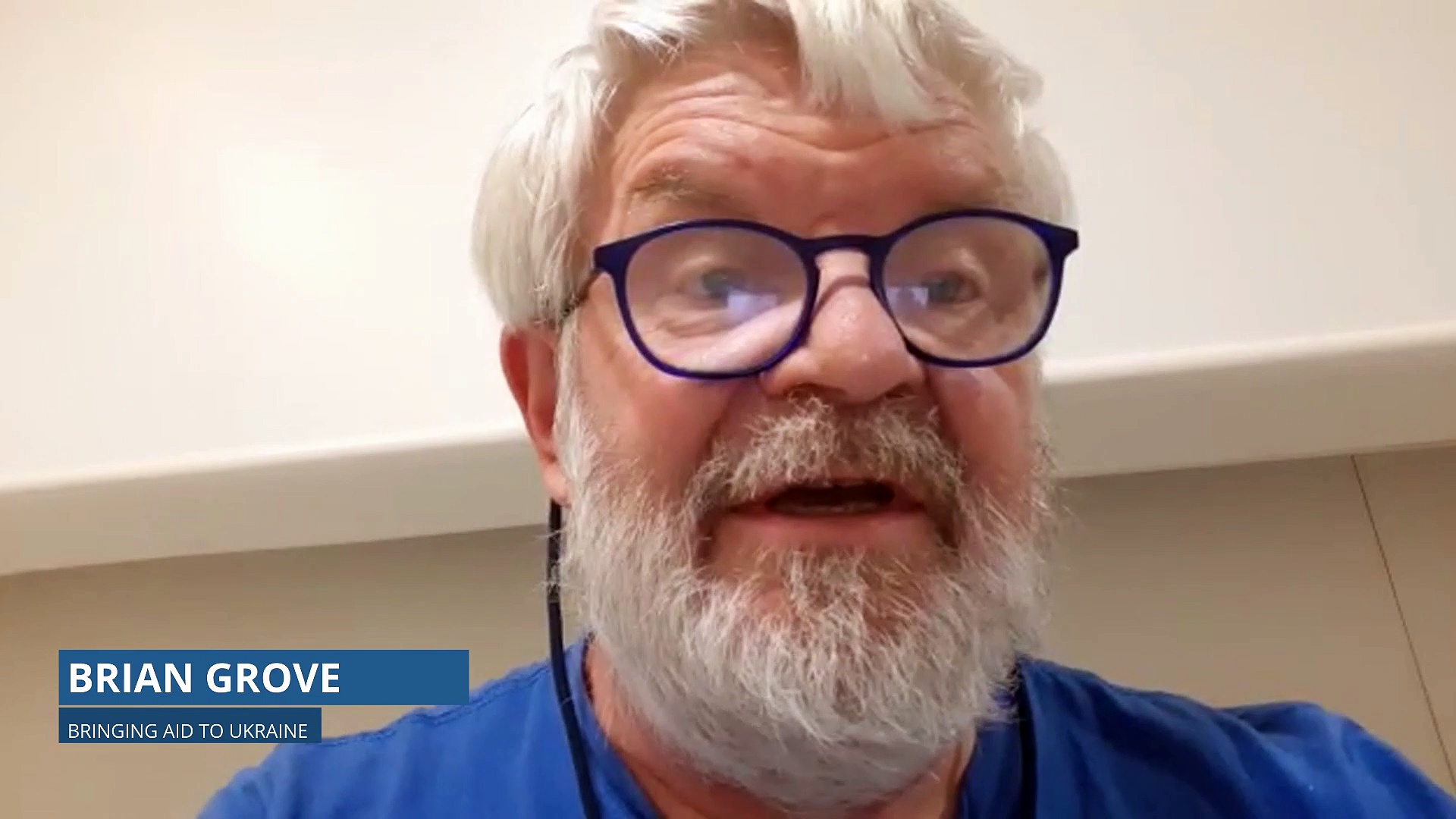 Brian Grove has returned to Ukraine to deliver aid