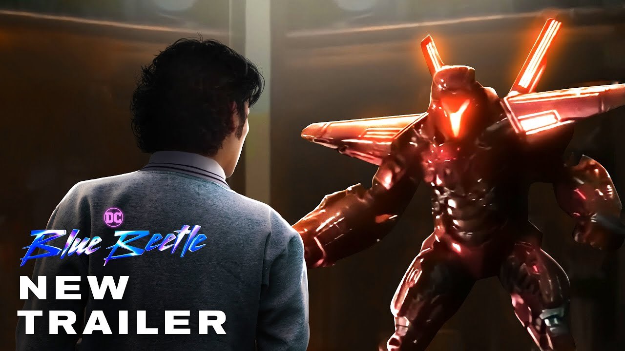 BLUE BEETLE – 'Red Scarab' New Trailer (2023) Xolo Mariduena Movie ...