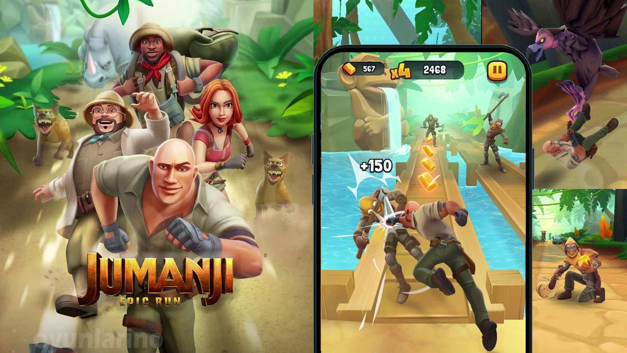 Jumanji: Epic Run Game Official Android IOS GamePlay Trailer ...