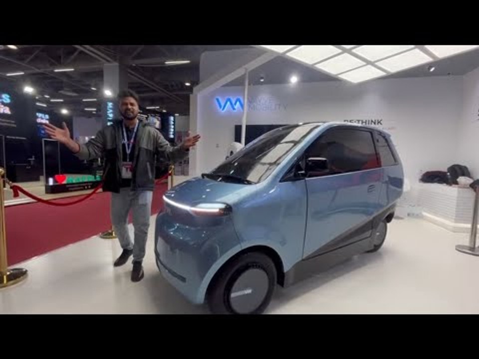 Auto Expo 2023 | Vayve EVA | India's 1st Solar Mini Car | Arun Teja ...