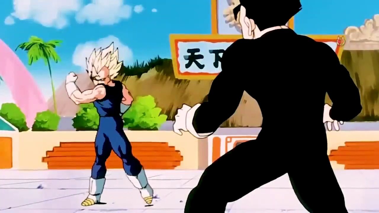 The final battle between SSJ Goku and Vegeta Full Fight from start to ...