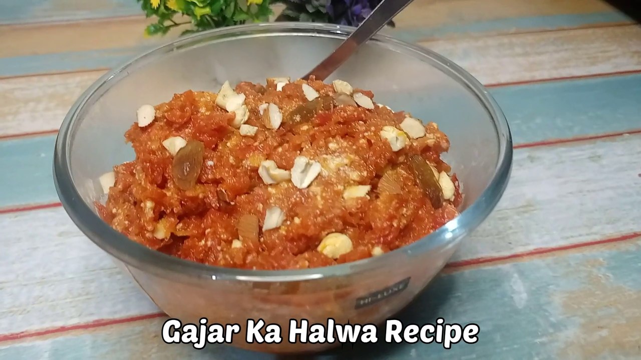 Gajar Ka Halwa Recipe | Winter Recipe | Ghar Me Halwa Kaise Banaye | Halwai Style | Gajrela ...