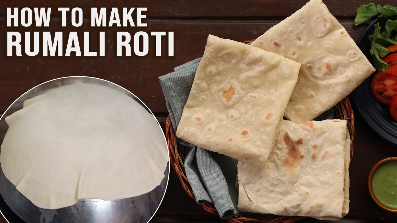 Soft Rumali Roti Recipe | How To Make Rumali Roti at Home | Indian ...