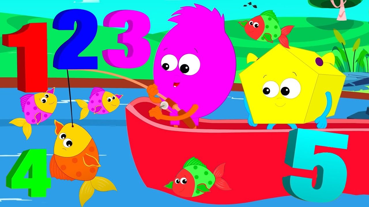 12345 Once I Caught A Fish Alive - Learning Videos for Preschoolers ...