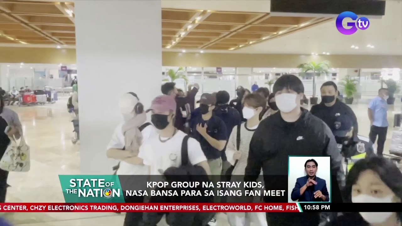 KPOP group na Stray Kids, nasa bansa para sa isang fan meet | SONA ...