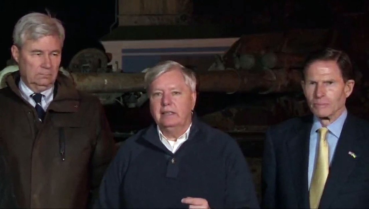 Graham in Kyiv - If Putin gets away with this, there goes Taiwan ...