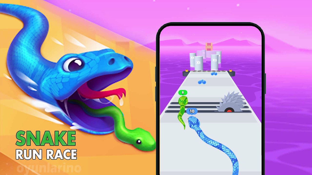 Snake Run Race・3D Running Game Official Android IOS GamePlay Trailer ...